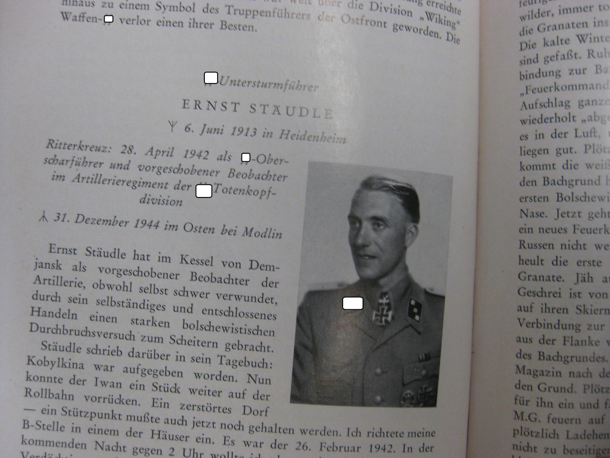 Die Ritterkreuzträger der Waffen-SS !! Buch aus dem persönlichen Besit ...